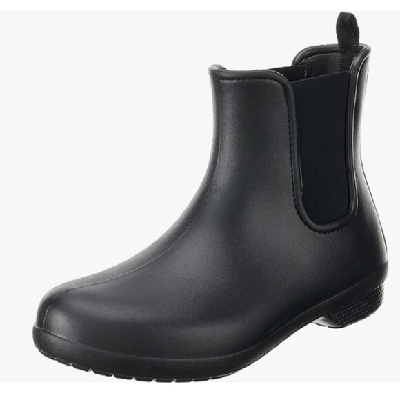 CROCS | Shoes | Crocs Womens Girls Black Freesail Chelsea Rain Boot ...